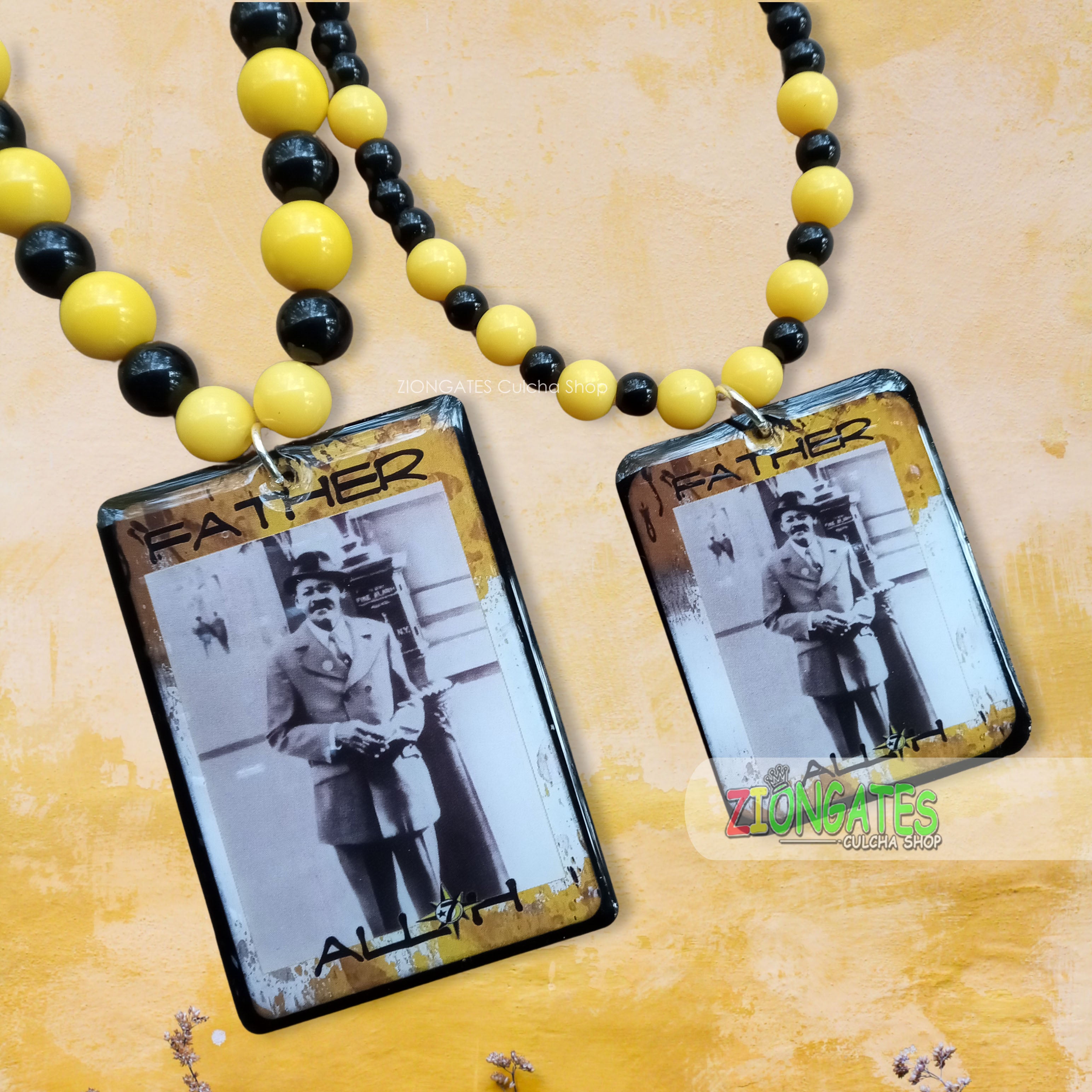 Father Allah Beaded Necklace - Five Percent - Gods and Earths ...