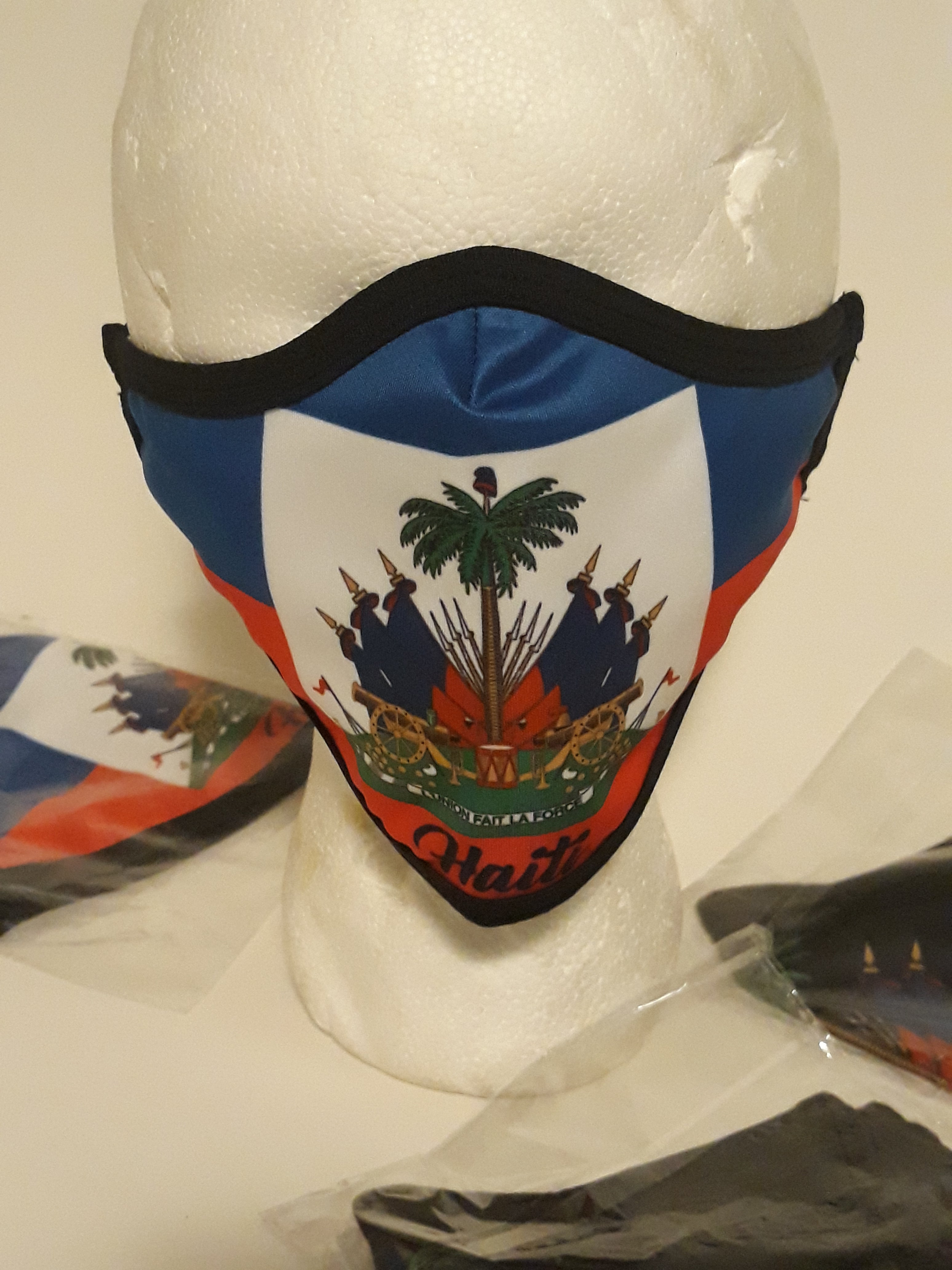 Haiti flag Face Mask – ZIONGATES Culcha Shop